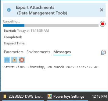 Why is ArcGIS PRO so slow to cancel a simple geopr... - Esri Community