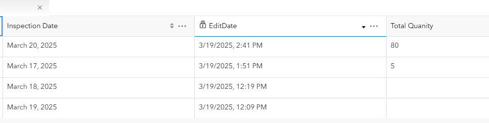 Summarizing data within repeat table on a report - Esri Community