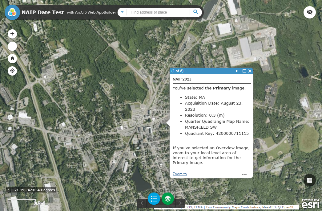 Solved: USA NAIP Imagery - Acquisition Date displays as a ... - Esri Community