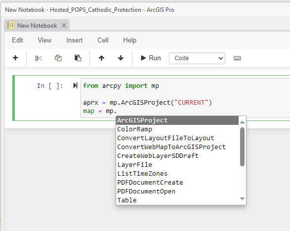 Solved: Notebooks in ArcGIS Pro does not do completion and... - Esri Community