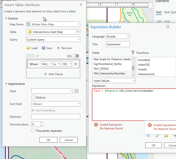 ArcGIS Pro- Layouts- Dynamic Test- Issue with Tabl... - Esri Community