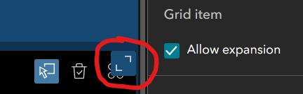 Improved placement of Expand and Tools buttons for... - Esri Community