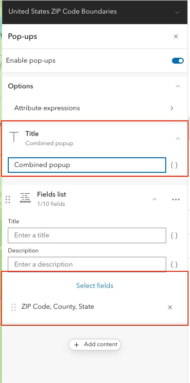 Create a single popup for multiple layers using Ar... - Esri Community