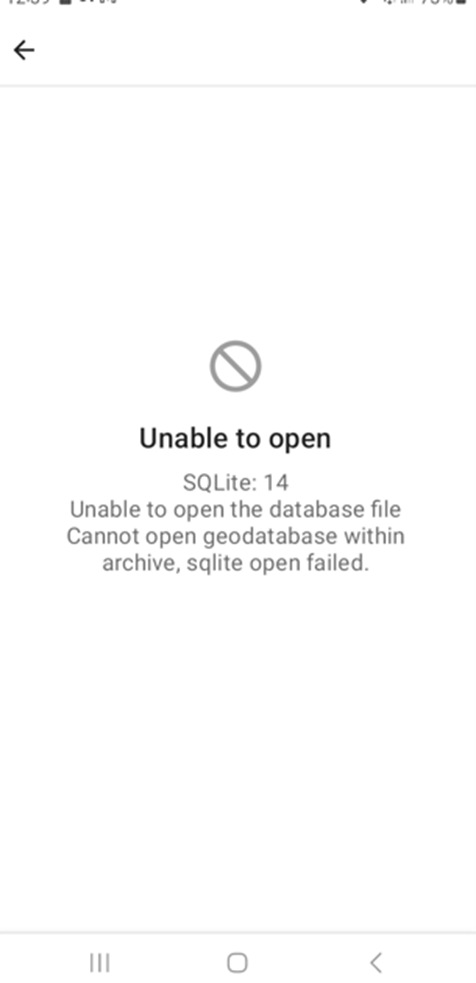 Field Maps Mmpk Sqlite Error On Mobile Device Esri Community