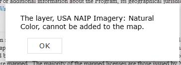 Solved: Print Widget fails when USA NAIP Natural Imagery l... - Esri Community