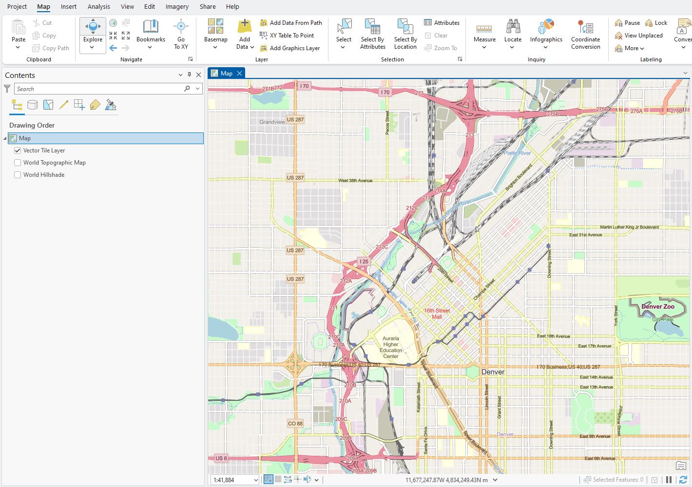 Solved Arcgis Pro Issue With Vector Tile Services As Base Esri Community
