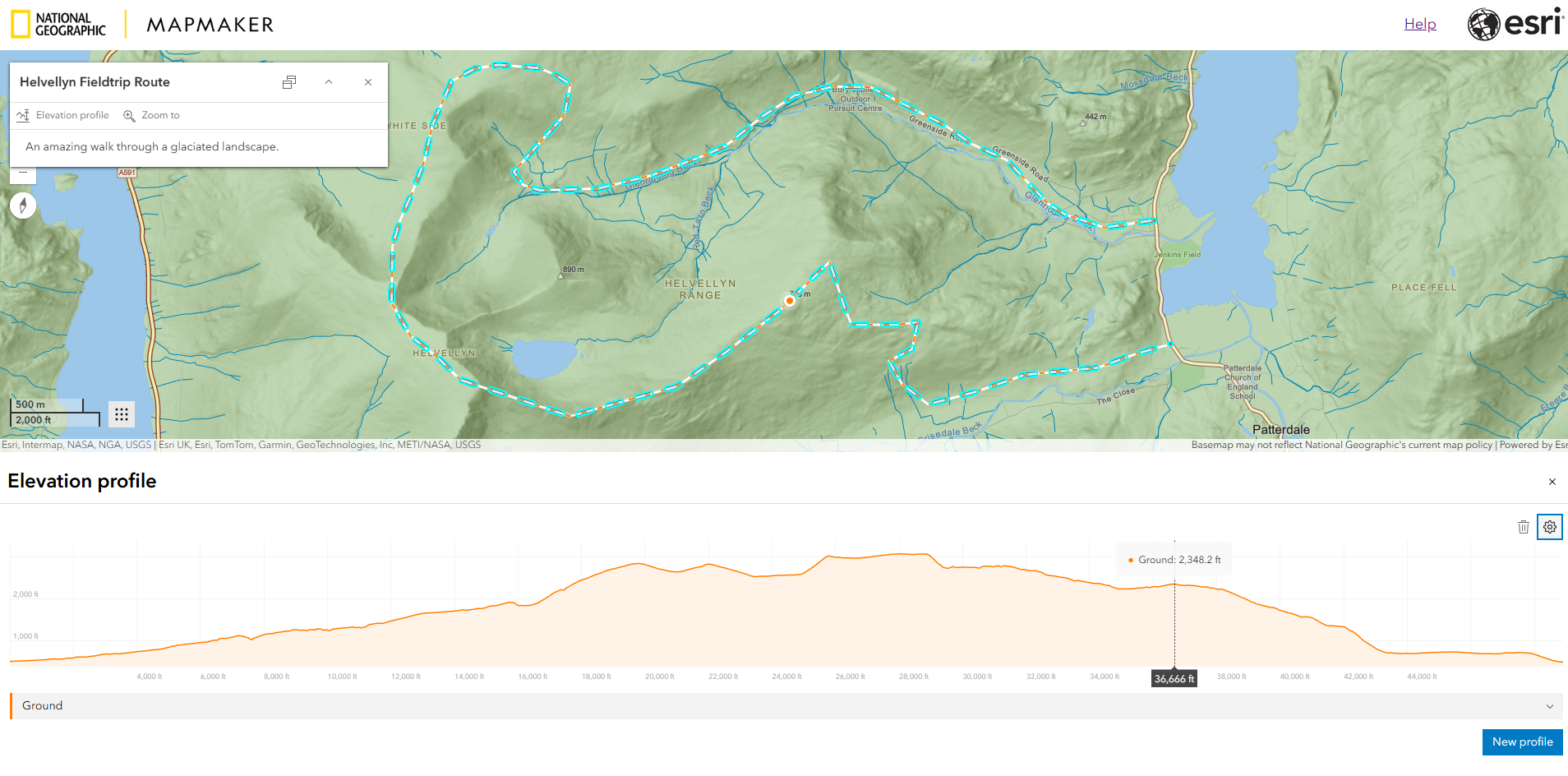 Create custom elevation profiles with National Geo... - Esri Community