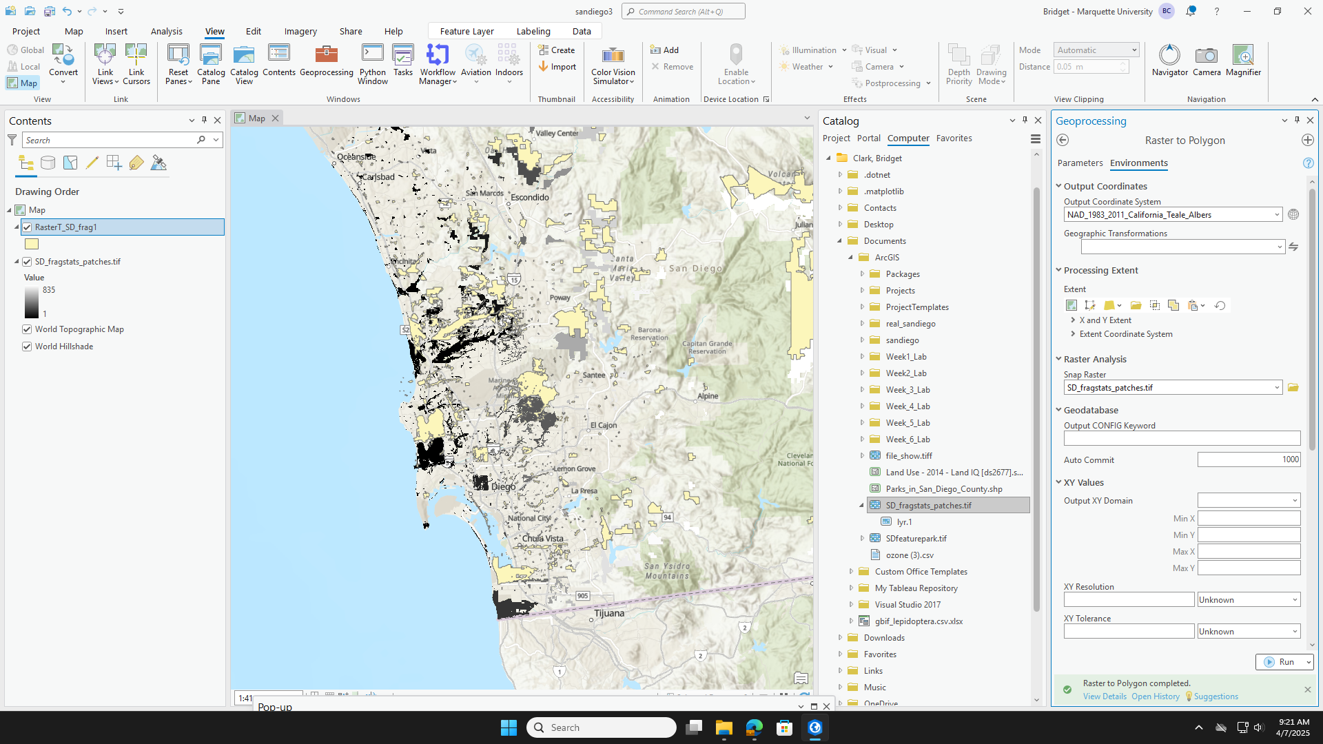 Raster to Polygon: Polygons not in proper location... - Esri Community