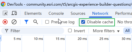 Experience Builder Dev Config Caching Issue - Esri Community