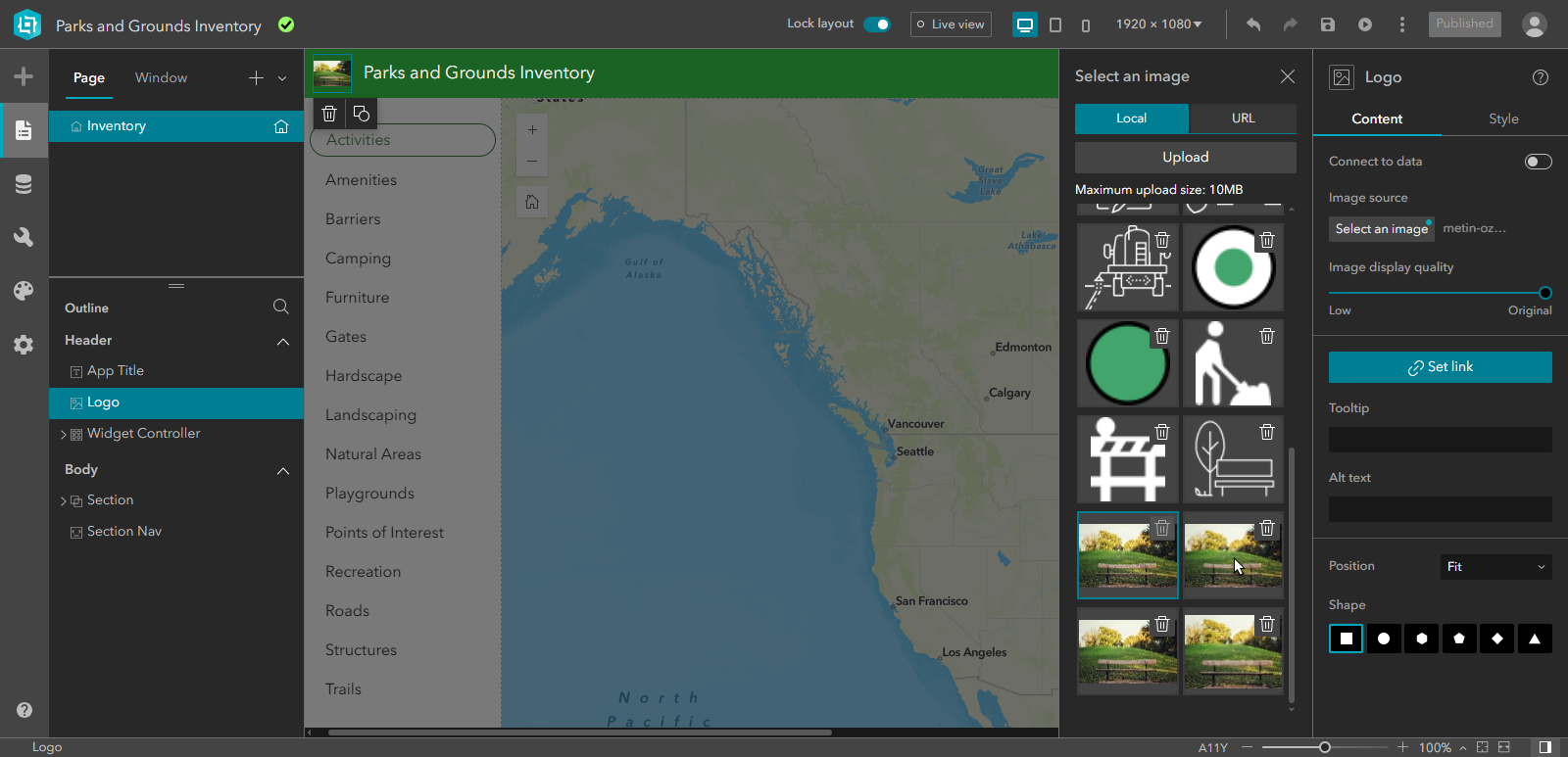 Improved Image Management in Experience Builder - Esri Community