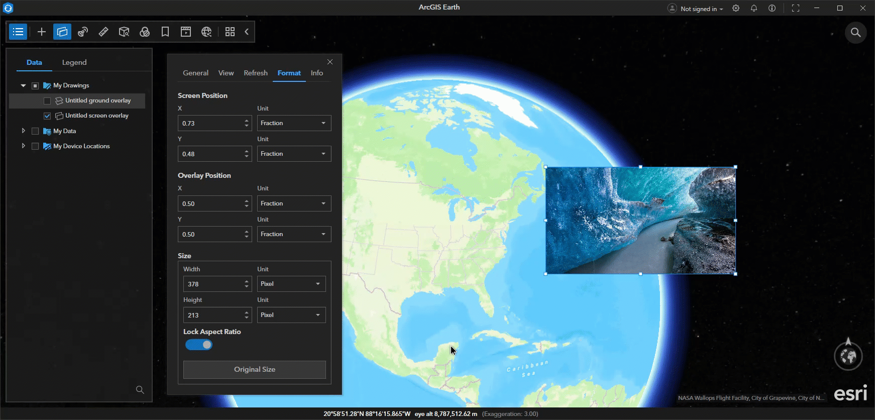 Ground Overlay improvements - Esri Community