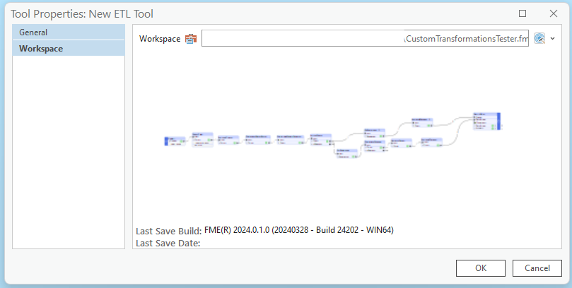 Solved: Can't import an existing workspace to a new ETL to... - Esri Community