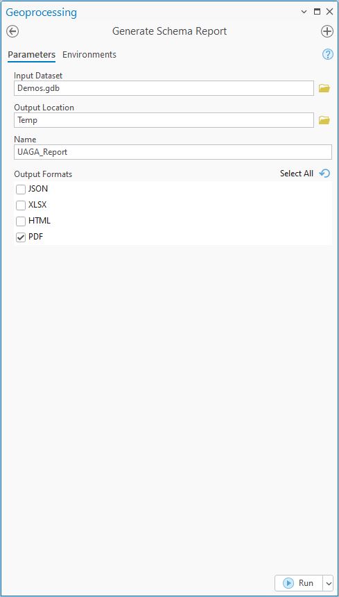 Batch Generate Schema Report - Esri Community
