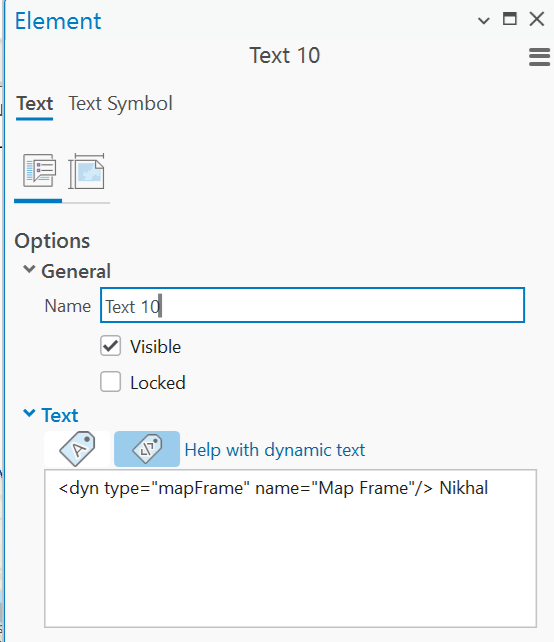 Solved Text Element In Layout Showing Error Line Under Pl Esri Community