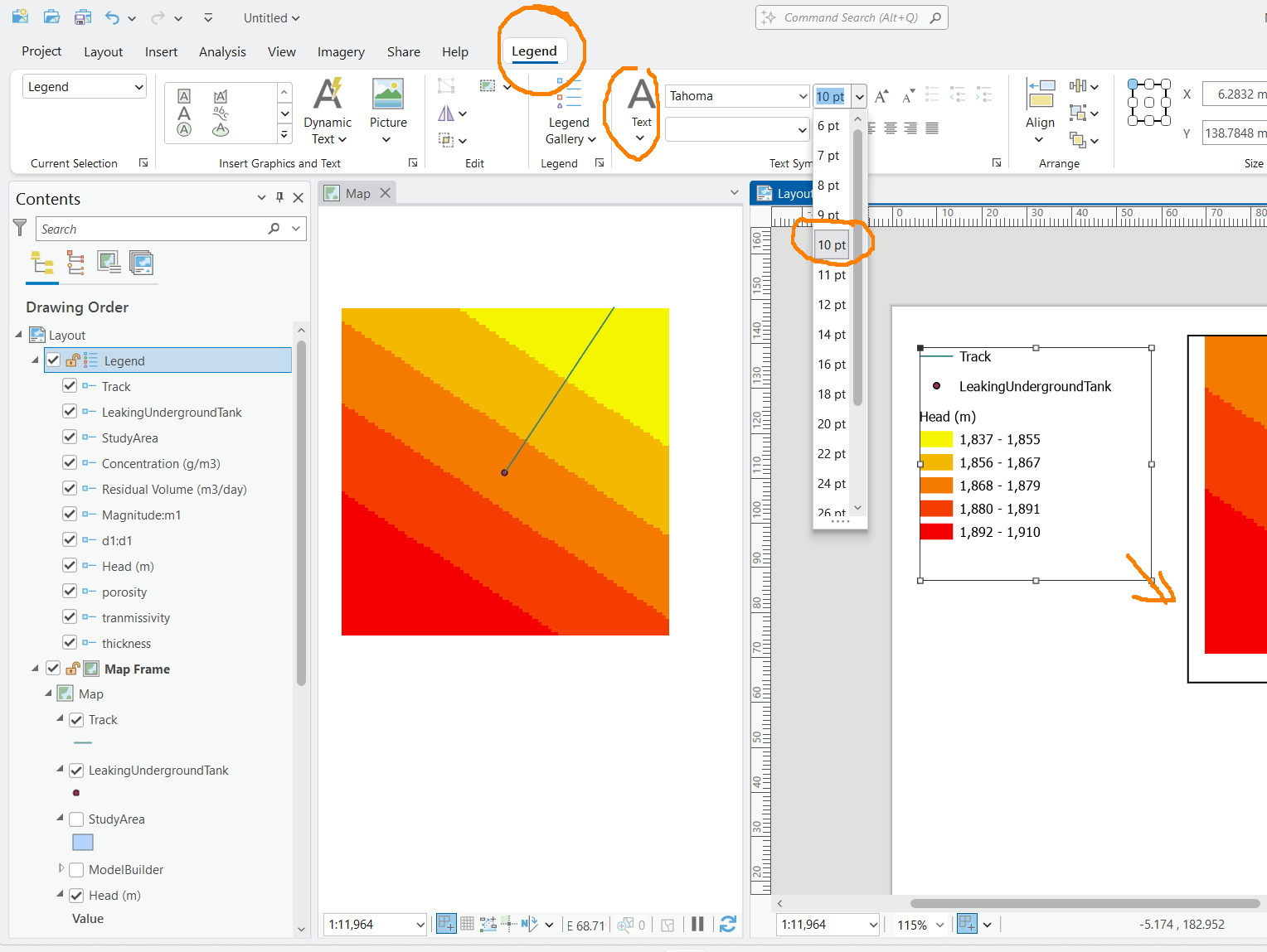 Solved: ArcGIS Pro 3.4.2: Why doesn’t the font size value ... - Esri ...