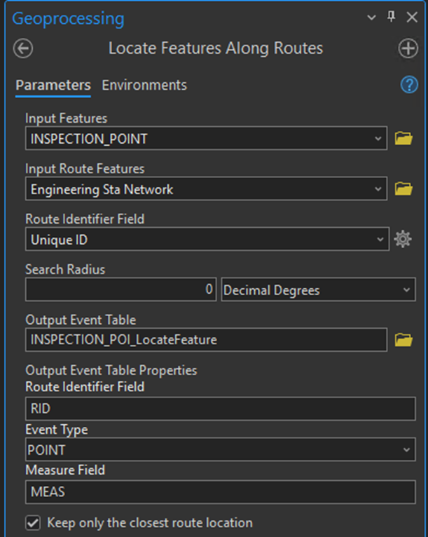 Loading ILI Data into ArcGIS