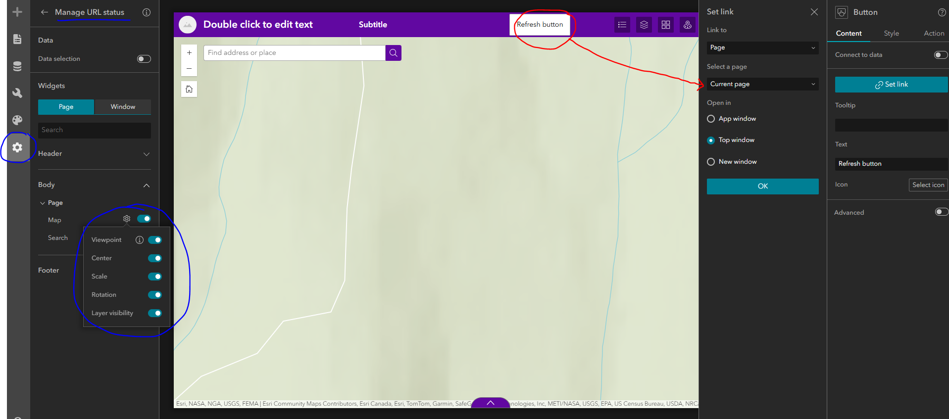 Include ability for a button to force a browser re... - Esri Community