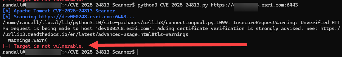 Solved: Apache Tomcat vulnerability CVE-2024-50379 - Esri Community