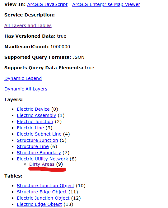Solved: How to get Utility network error IDs via REST APIs... - Esri Community