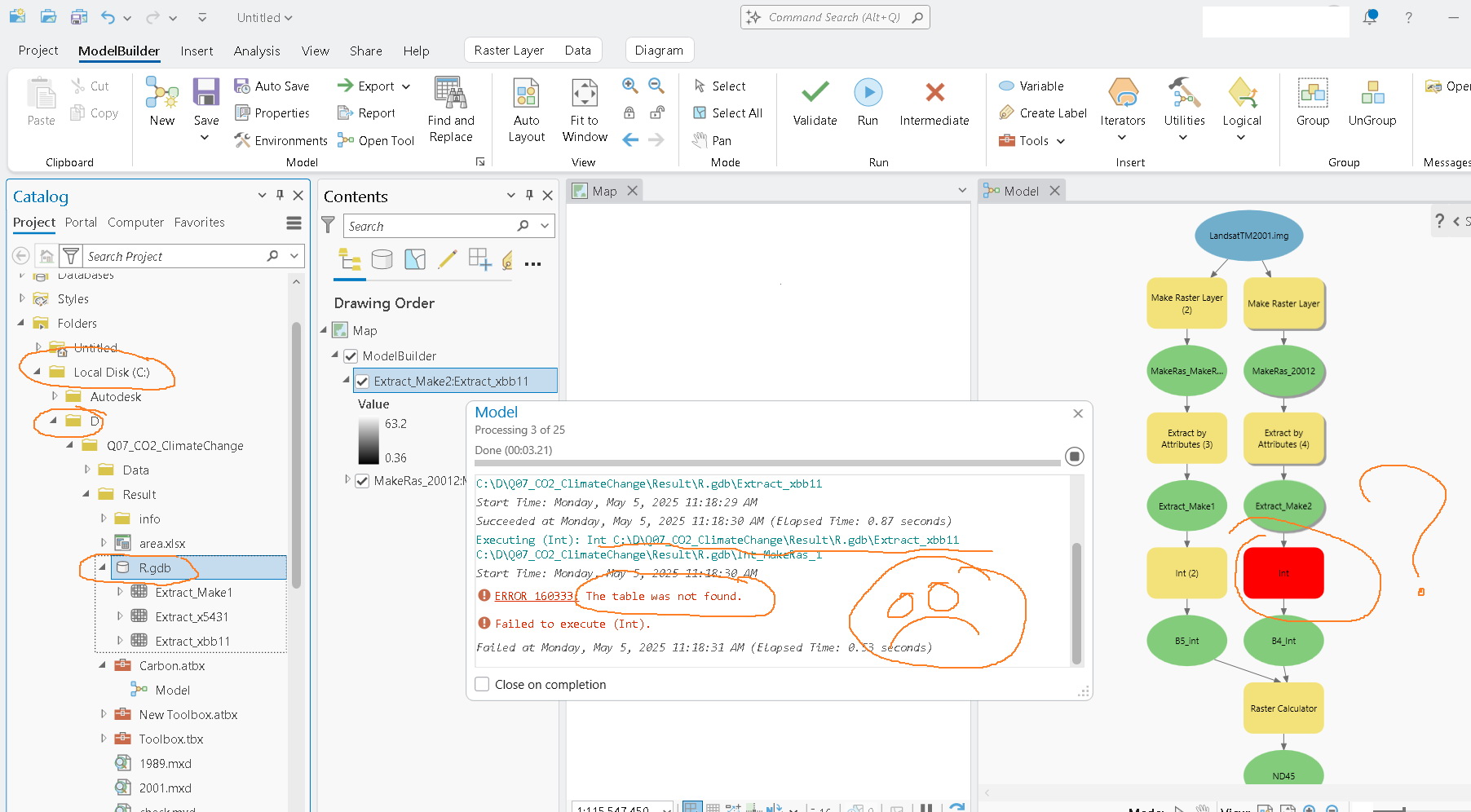 ArcGIS Pro 3.4.2: “The table was not found” error ... - Esri Community