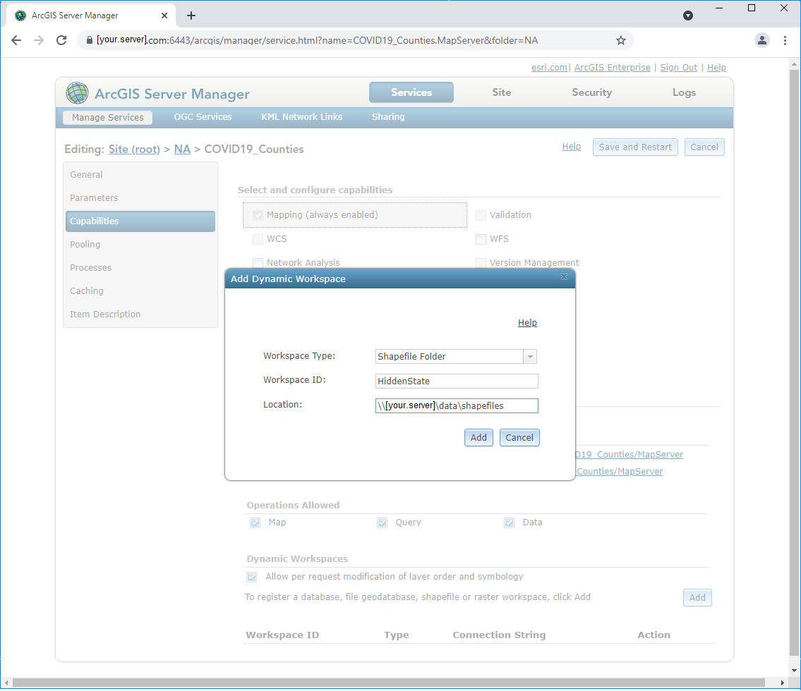 Creating and using 'dynamic data layers' - Esri Community