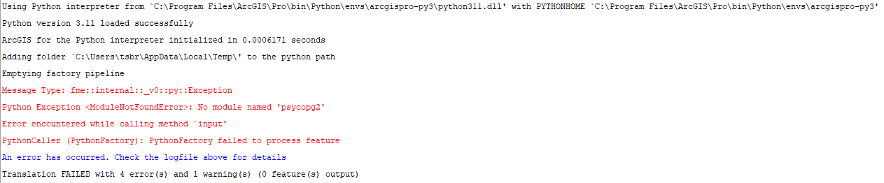 Solved: Installation of additional Python modules into FME... - Esri ...