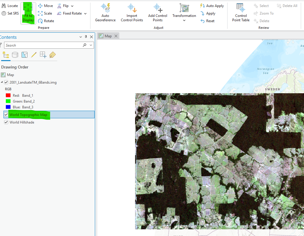 ArcGIS Pro 3.4.2: Clicking the Georeferencing butt... - Esri Community