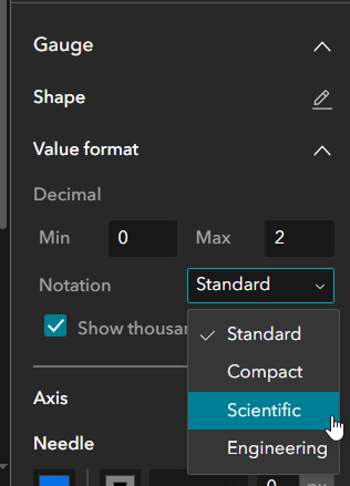 Experience builder - Gauge chart - Esri Community