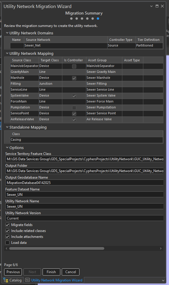 Solved: Utility Network Migration Wizard, Error When Migra... - Esri ...