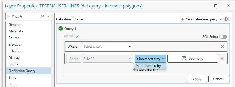Spatial Definition Query - Spatial operations othe... - Esri Community