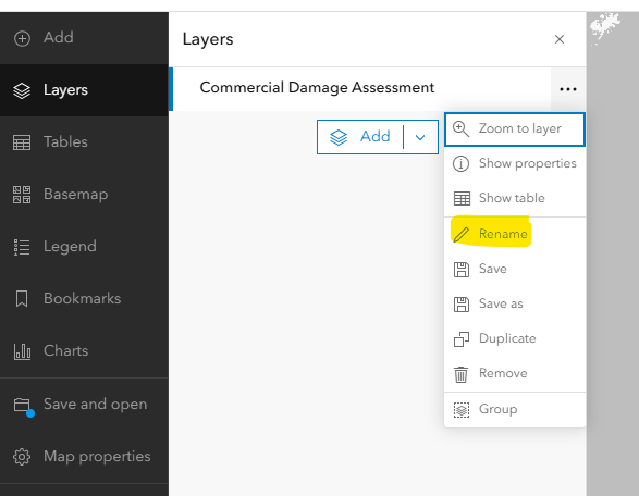 Solved: Remove the Feature Layer name from the Map Viewer ... - Esri Community