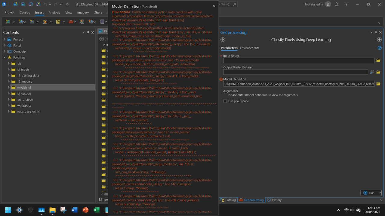 Solved: Issues with latest version of deep learning tools ... - Esri ...