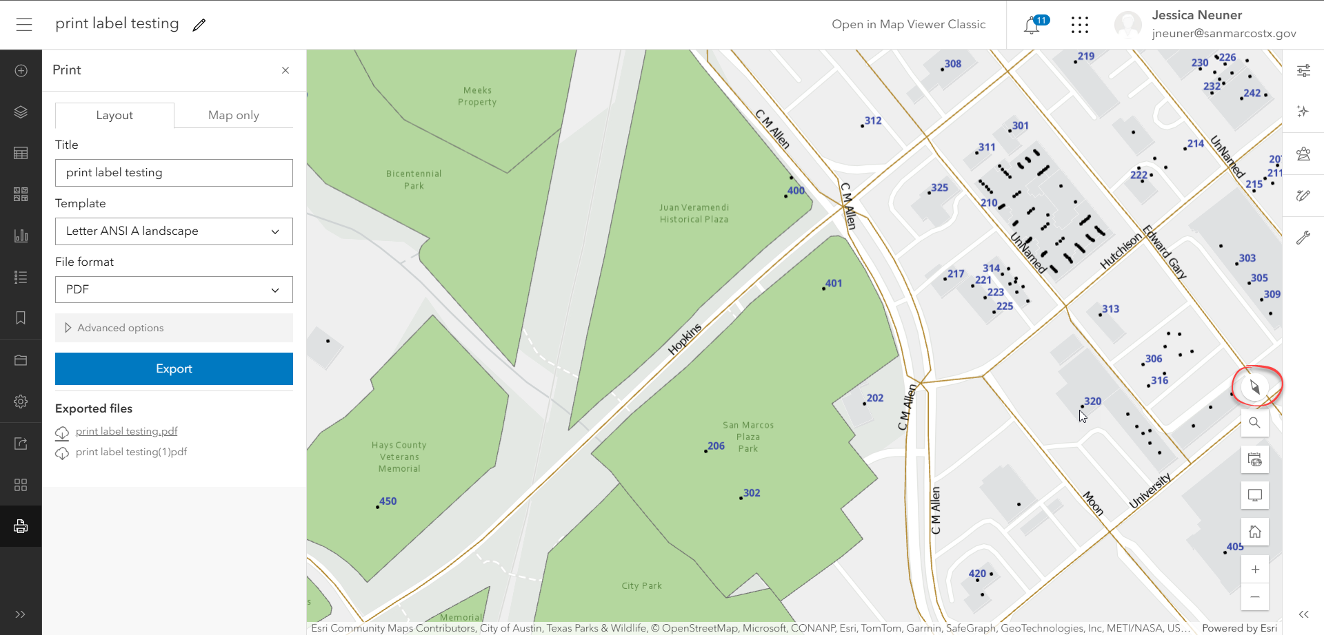 Print Services, Rotated Web Maps, and Upside Down ... - Esri Community