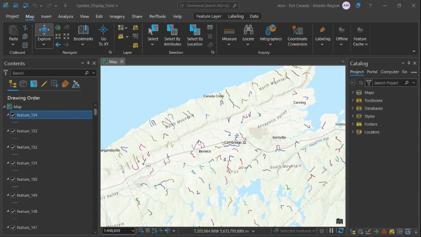 Using Python To Update The Display Field In Arcgis Esri Community