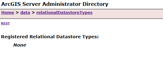 Solved: Relational DataStore Validating with Log error - Esri Community