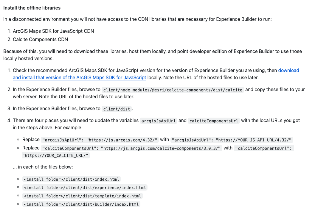 calcite module in offline environment - Esri Community