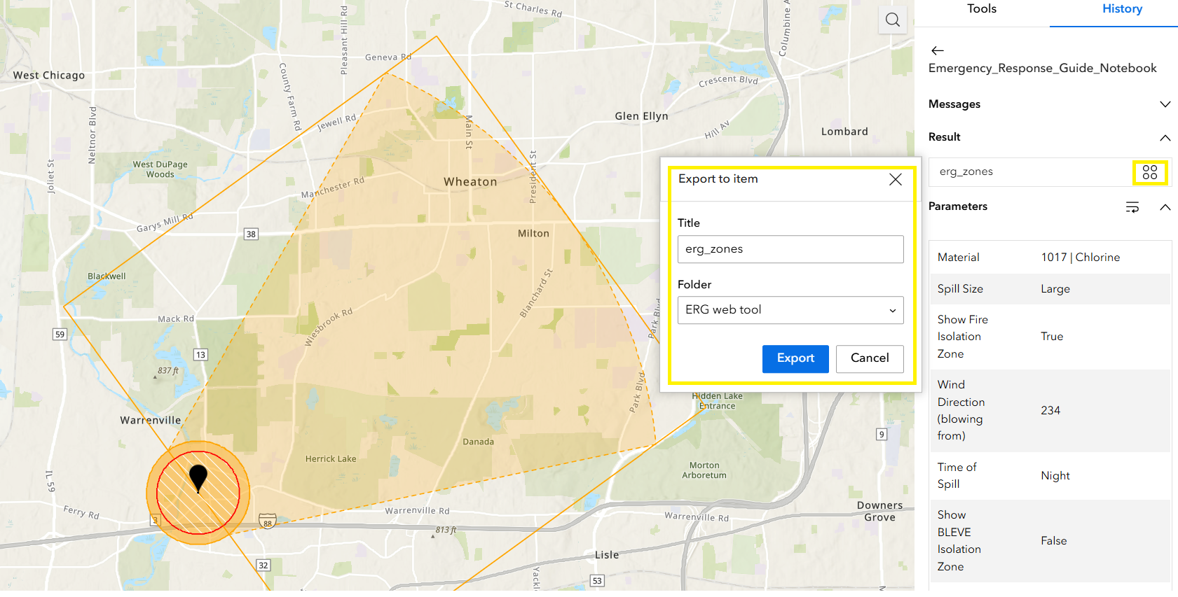 Emergency Response Guide (ERG) Web Tool
