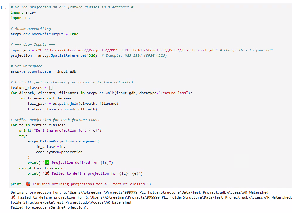 Define Projection Crack Down Esri Community