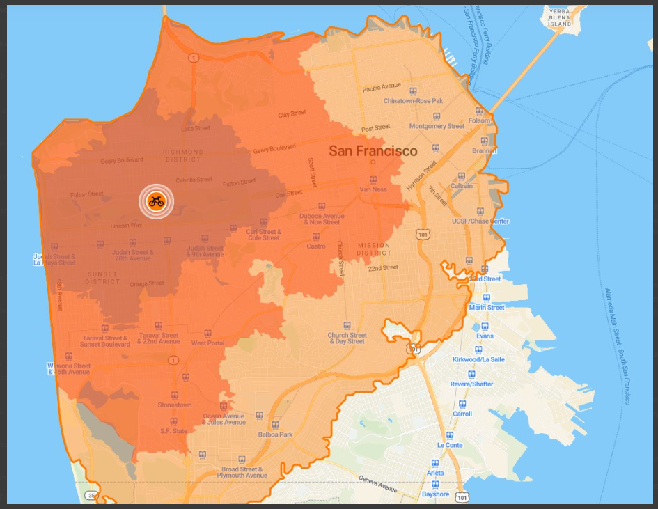 Creating a "bikeshed" map using Network Analysis - Esri Community