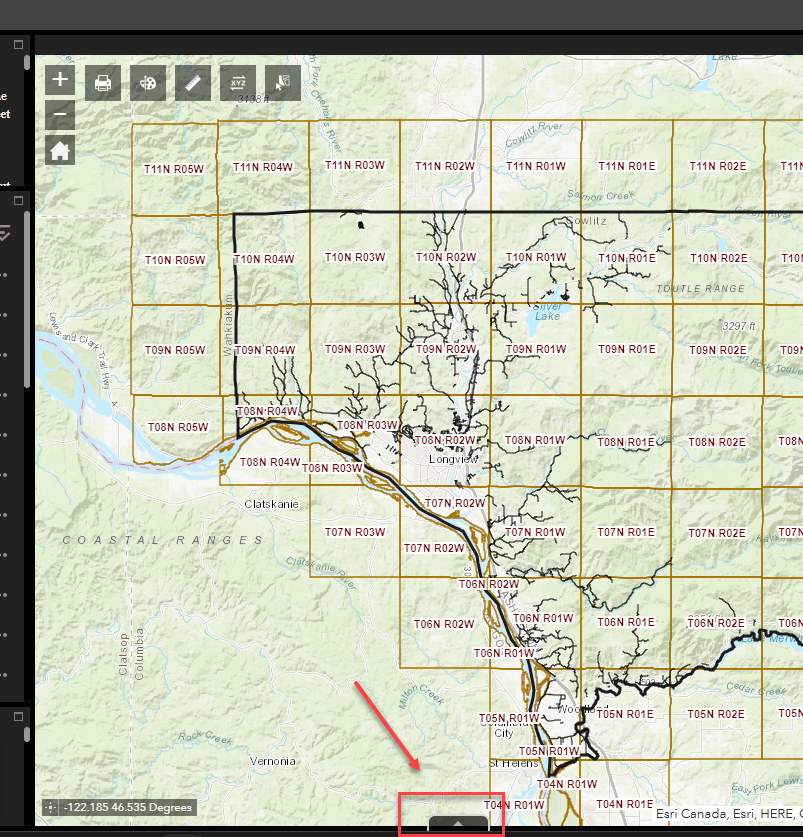 collapse / expand sidebar to show table - Esri Community
