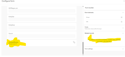 Solved: Cannot edit related records fields in the map view... - Esri Community