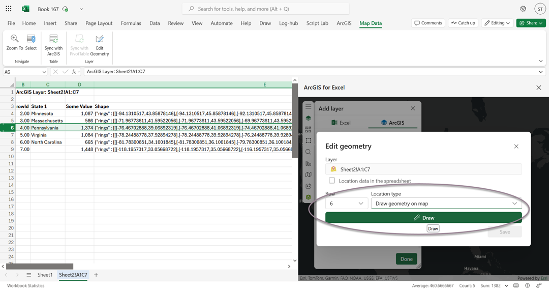 ArcGIS for Excel 2025.2.0.0.46 - Change log - Esri Community