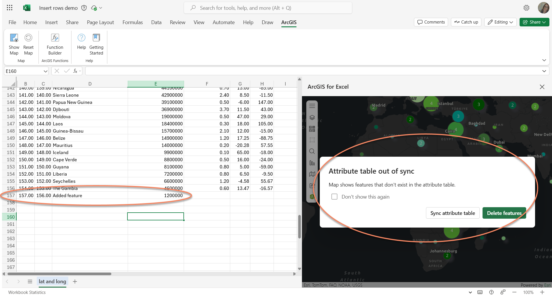 ArcGIS for Excel 2025.2.0.0.46 - Change log - Esri Community