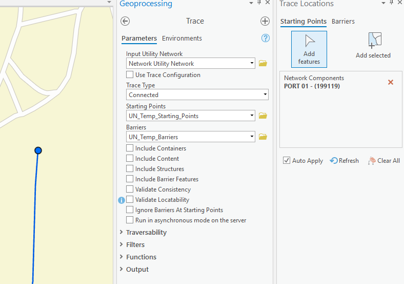 Solved: Connected trace fails to trace despite correct con... - Esri Community