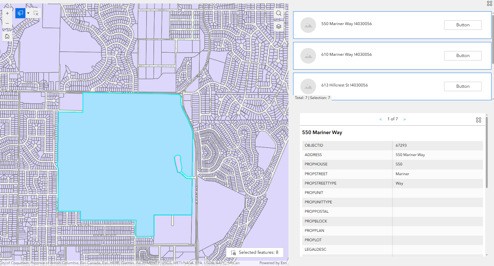 Solved: Controlling Feature Info Widget Results by Selecti... - Esri ...