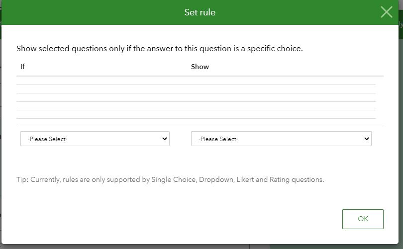 Solved: Survey 123 - Problem with setting rules - Esri Community