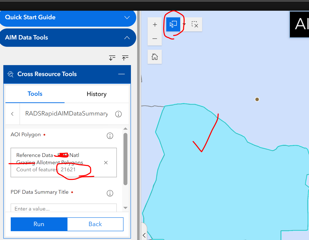 Select widget cannot connect to Analysis widget? - Esri Community
