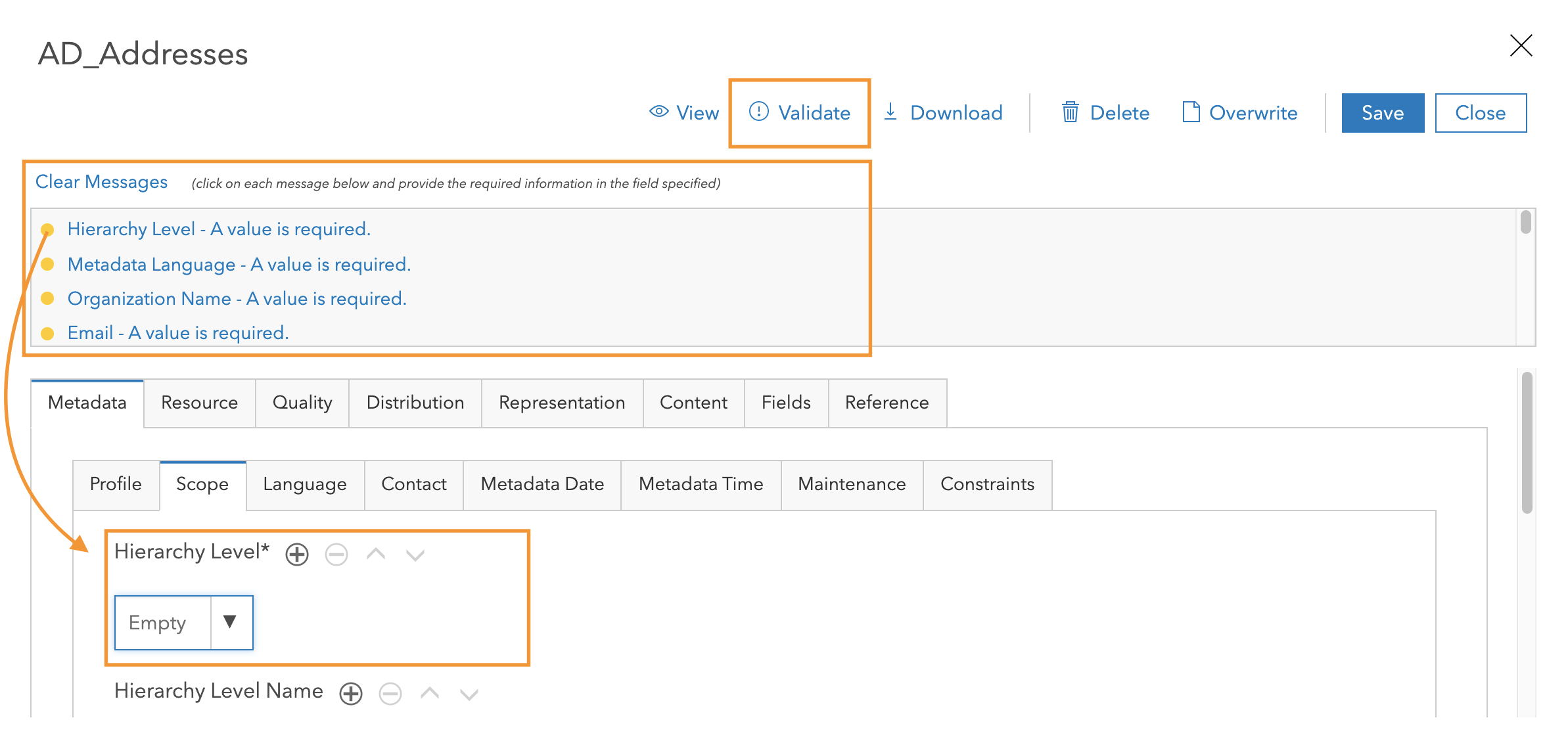 Create INSPIRE Metadata v2 with ArcGIS