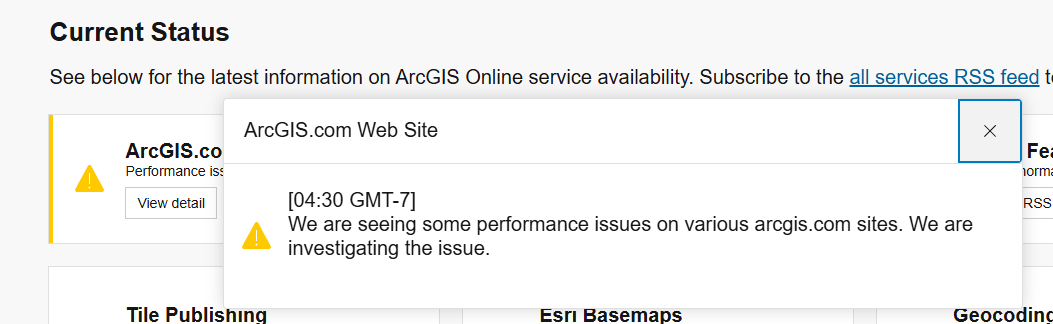 Solved: ArcGIS Online June 2025 Update Gateway Timeout whe... - Esri Community