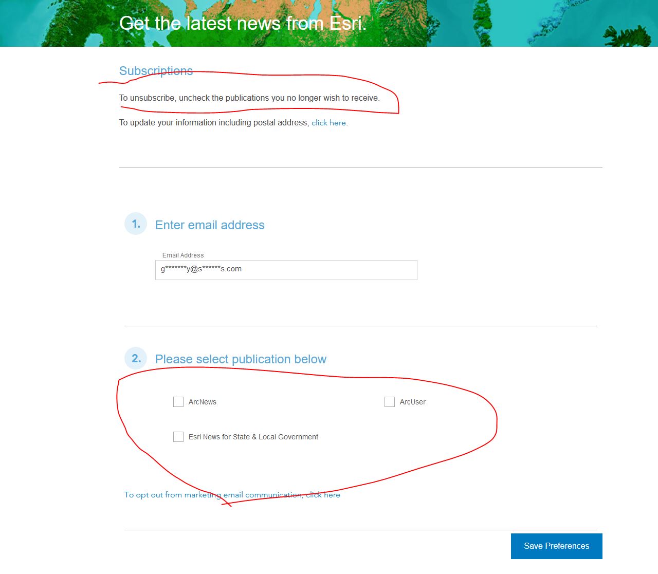 Please stop sending me direct mail - Esri Community